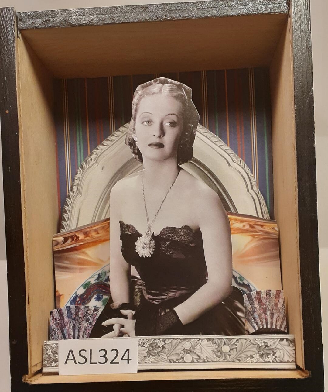 3-D Collage Made With All Recycled/re-purposed Material. Picture Doesn ...