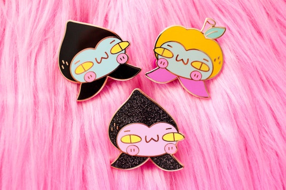 Halloween Enamel Pins Spooky Pals your Choice of Style - Etsy