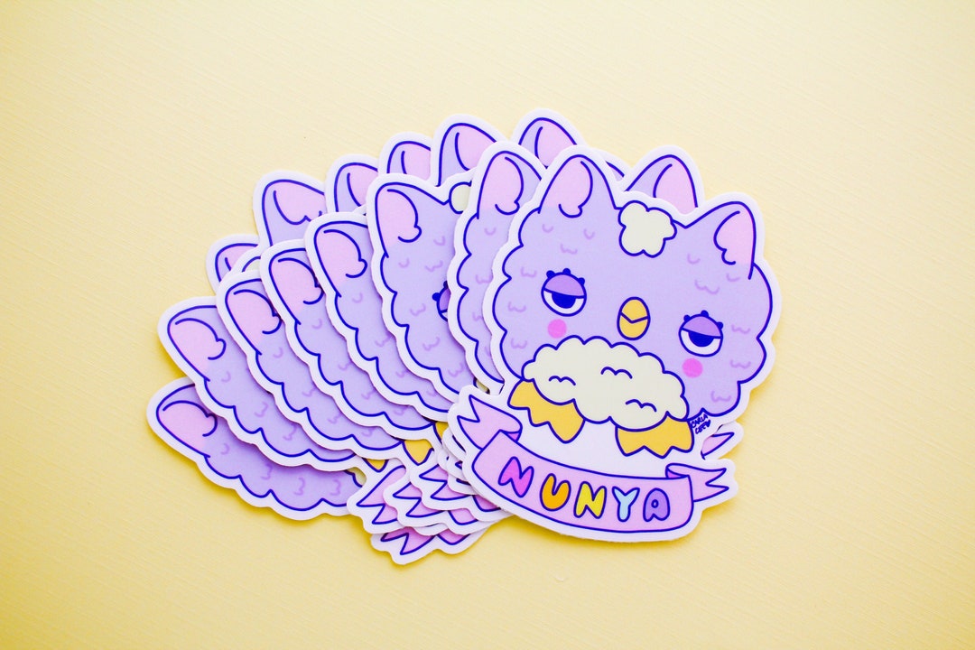 Nunya Furby - Glossy Vinyl Sticker - Etsy