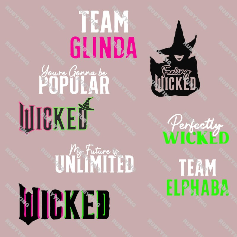 Wicked Svg Movie - Etsy