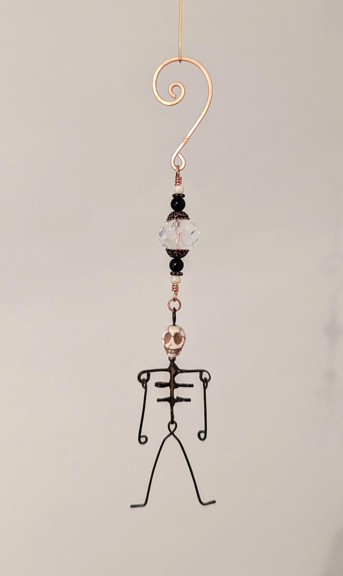 Dancing Wire Skeleton Suncatcher Car Charm Ornament - Etsy