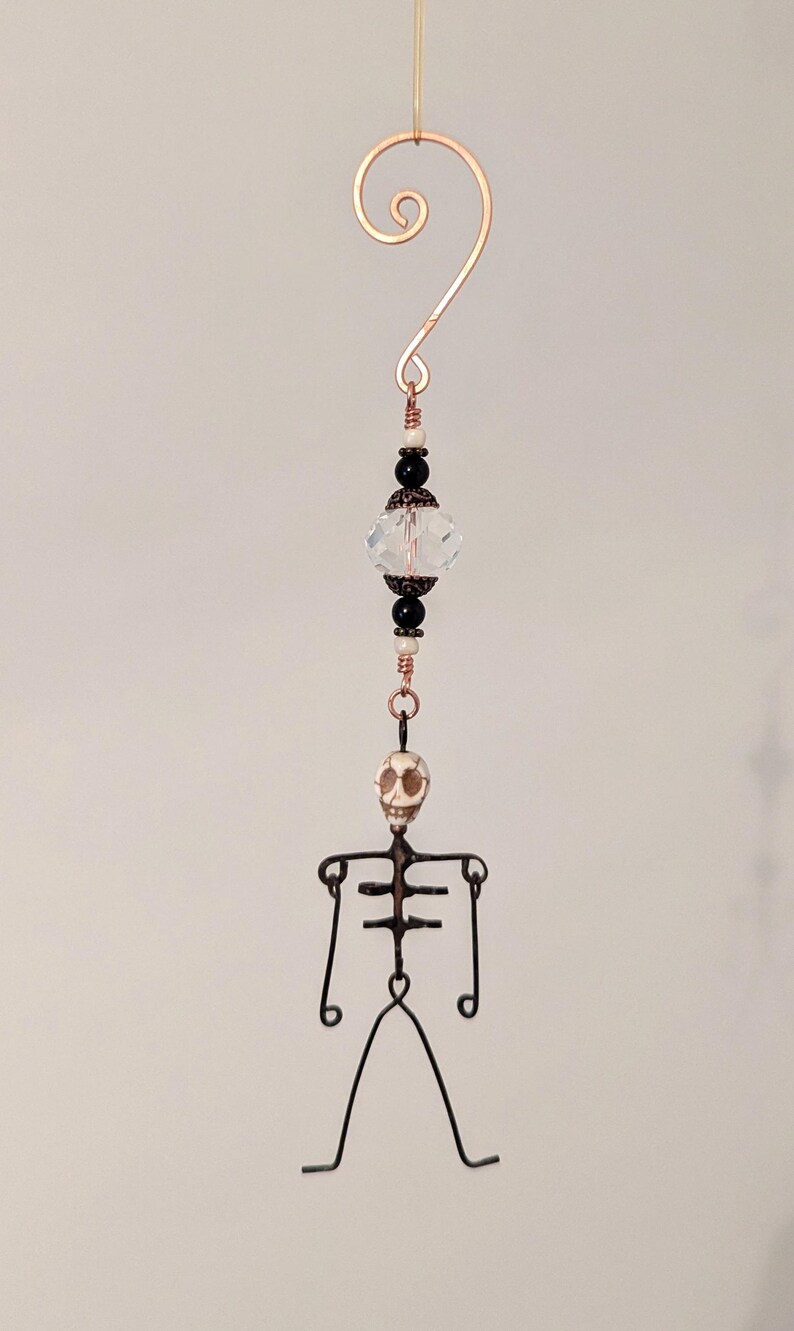 Dancing Wire Skeleton Suncatcher Car Charm Ornament - Etsy