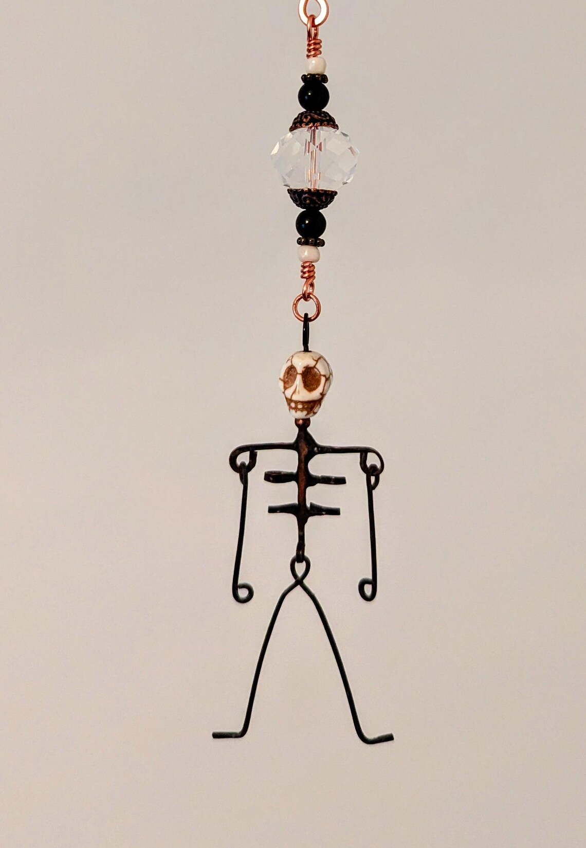 Dancing Wire Skeleton Suncatcher Car Charm Ornament - Etsy