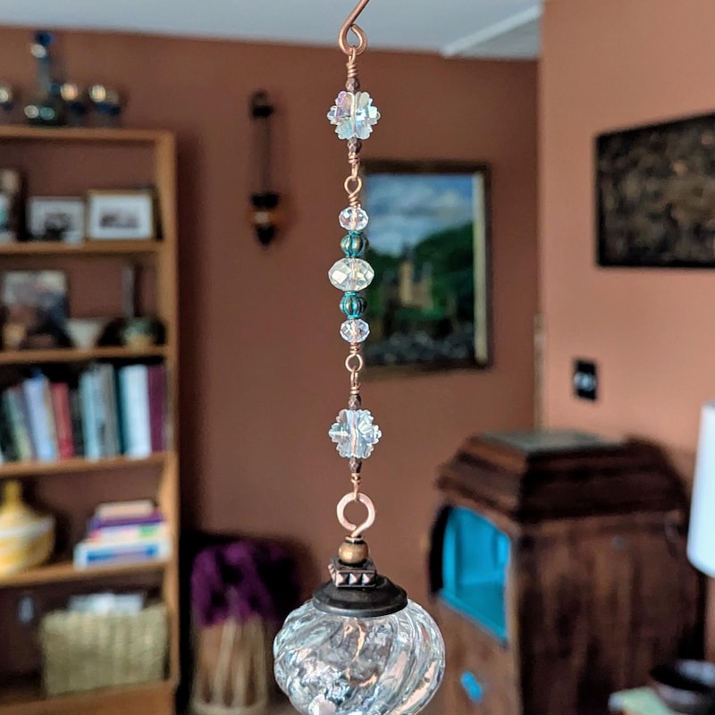 Sun Catcher Prism Globe - Etsy