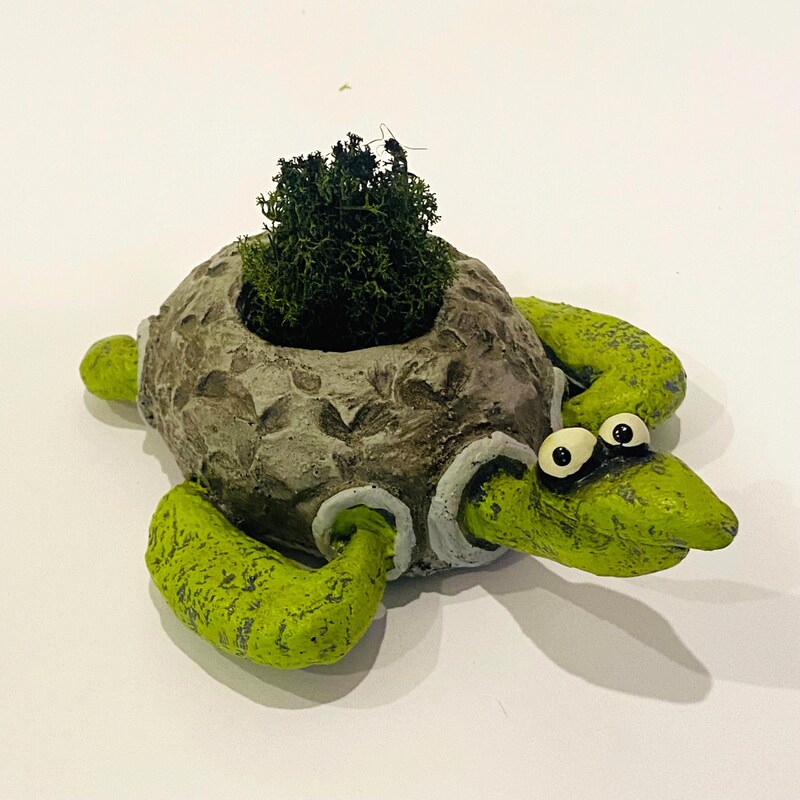 Animal Planters Turtle - Etsy