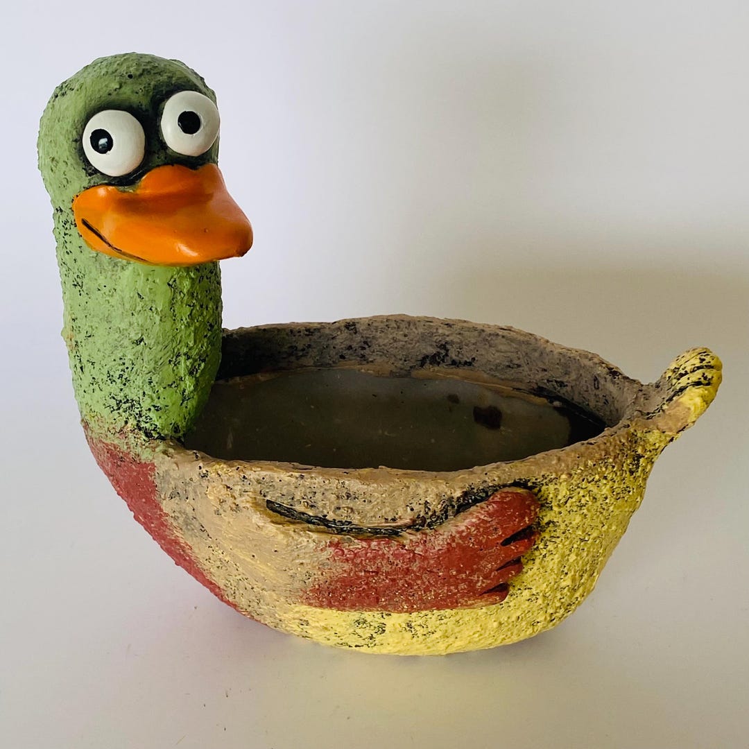 Mel the Mallard Planter – Funny Duck Succulent Pot by Blobhouse ...