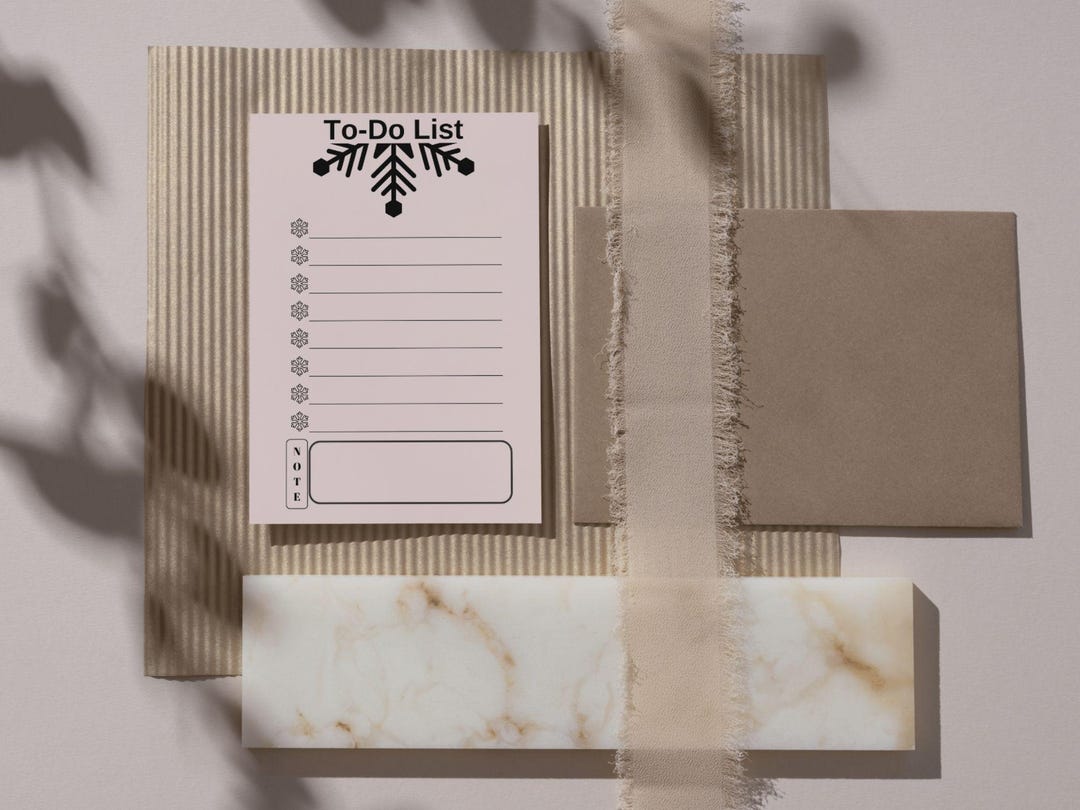 Minimal Places List Printable, Simple Tasks List, A4/A5/ Printable PNG ...