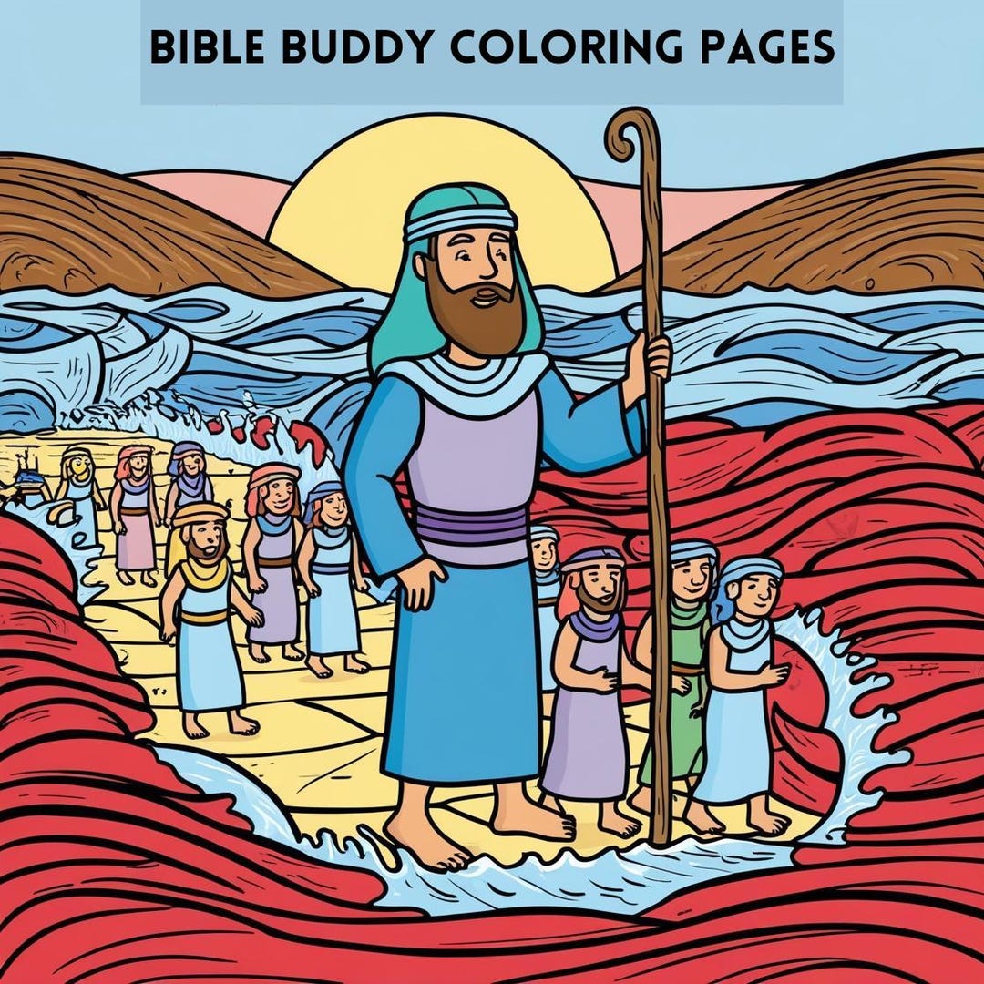 Bible Coloring Pages for Kids - 15 Printable Christian Sheets, Faith ...