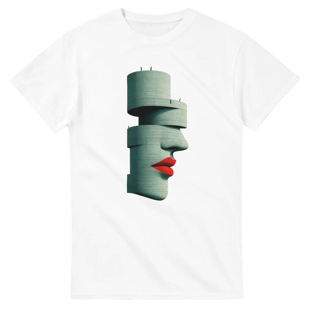 Abstract Glamour Surrealism T-shirt – Artistic & Elegant Model Design ...