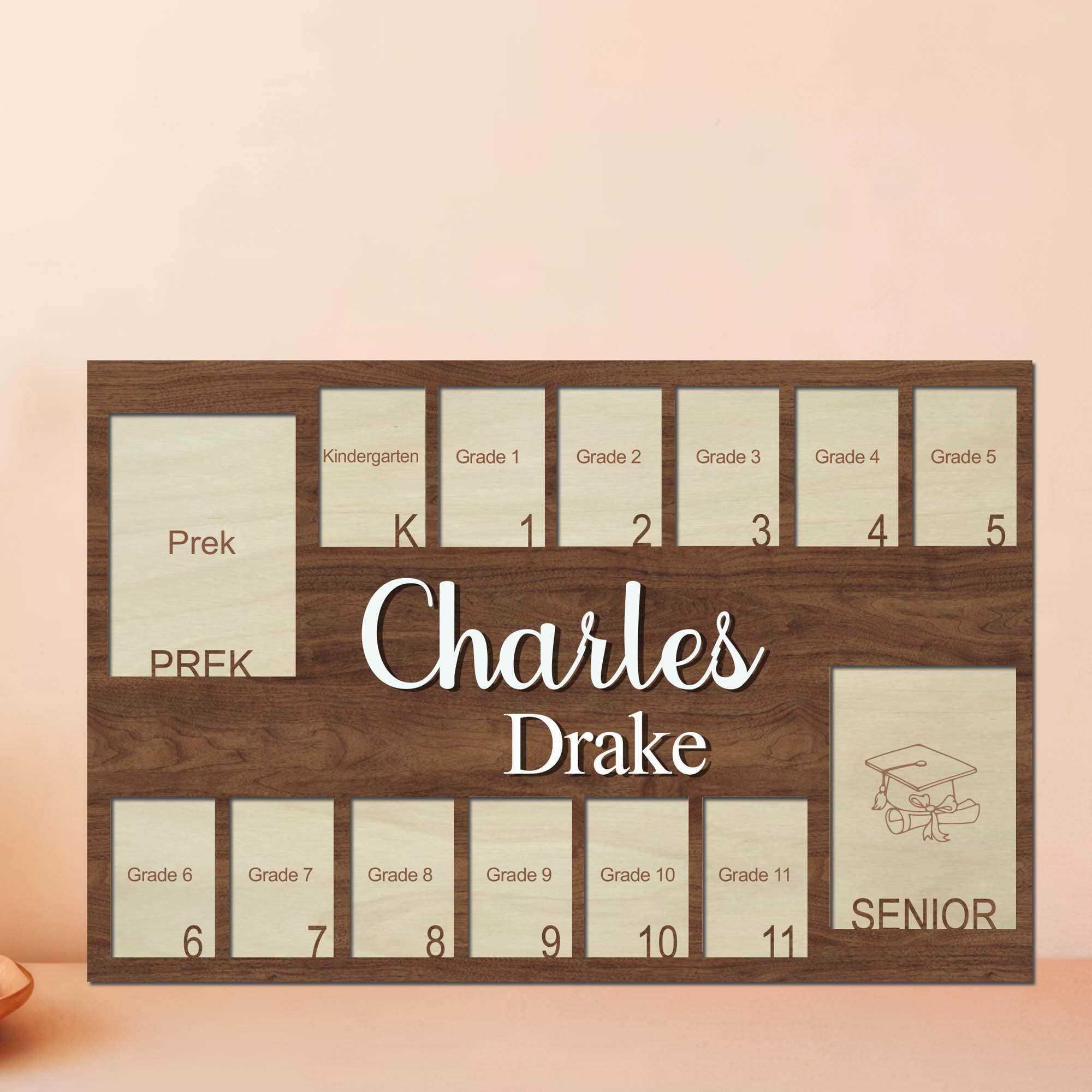 Custom School Years Photo Frame,personalized School Years Picture Frame ...