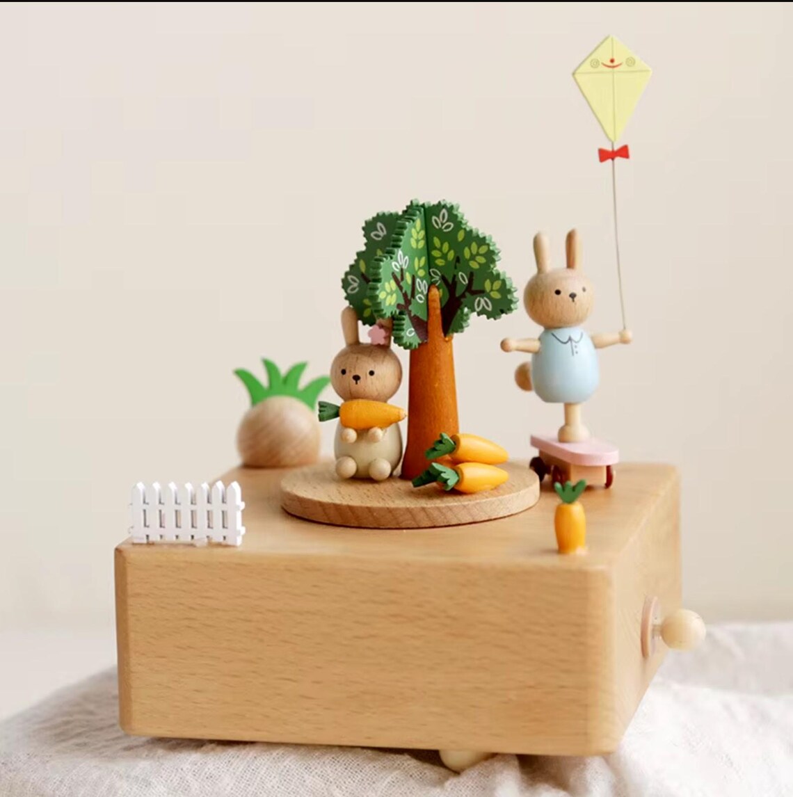 Handcrafted Music Box, Wooden Music Box, Gift Music Box, Classic Music ...