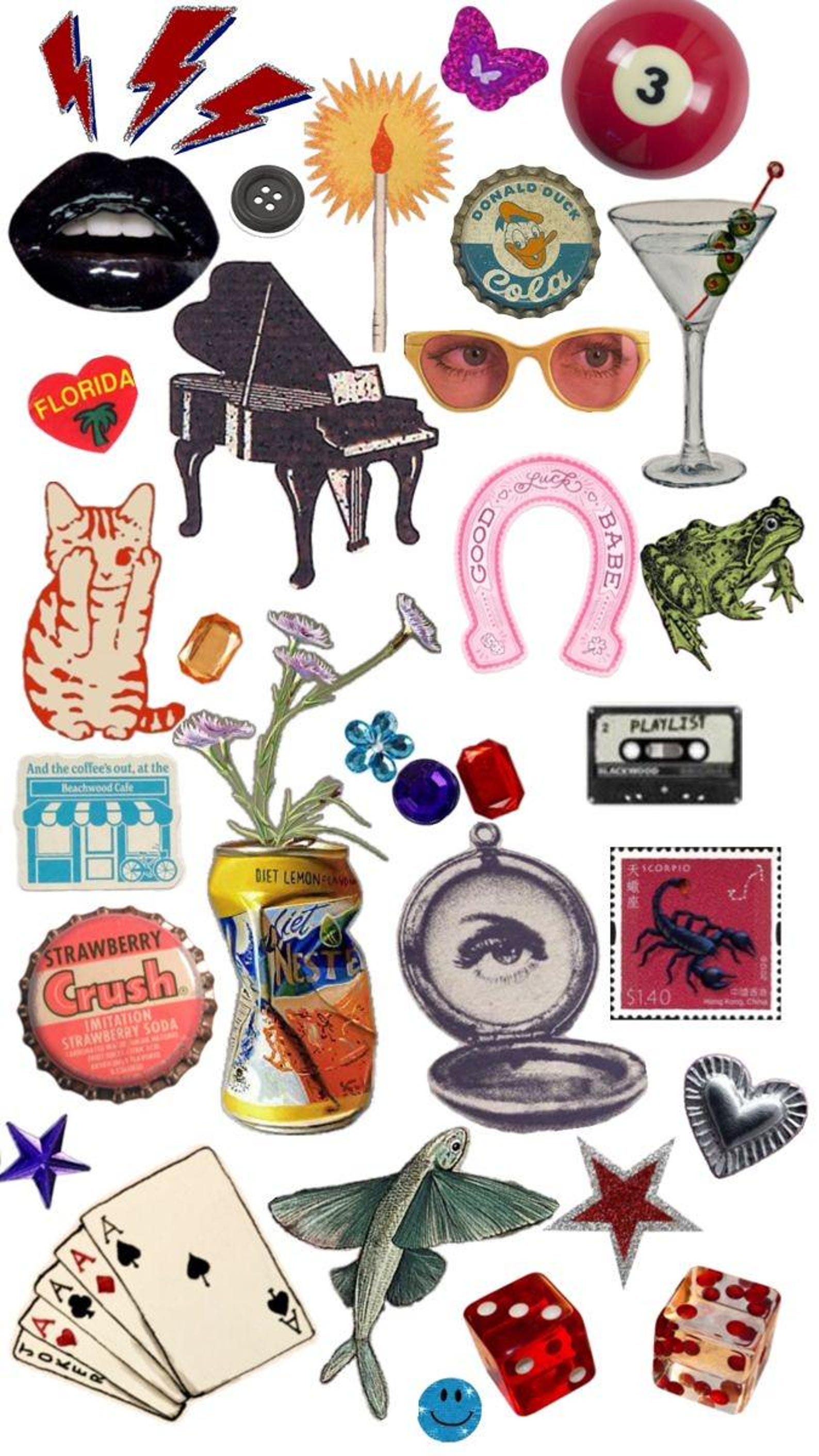 Bundle Book Sticker Pack | Cozy Sticker Set | Planner | Retro Y2K Girly ...