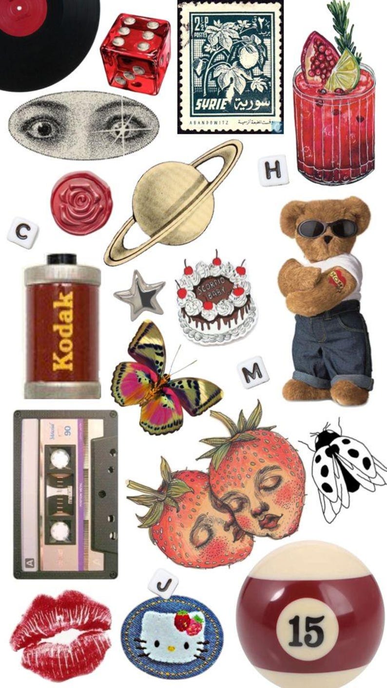 Bundle Book Sticker Pack | Cozy Sticker Set | Planner | Retro Y2K Girly ...