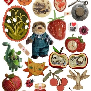 Bundle Book Sticker Pack | Cozy Sticker Set | Planner | Retro Y2K Girly ...