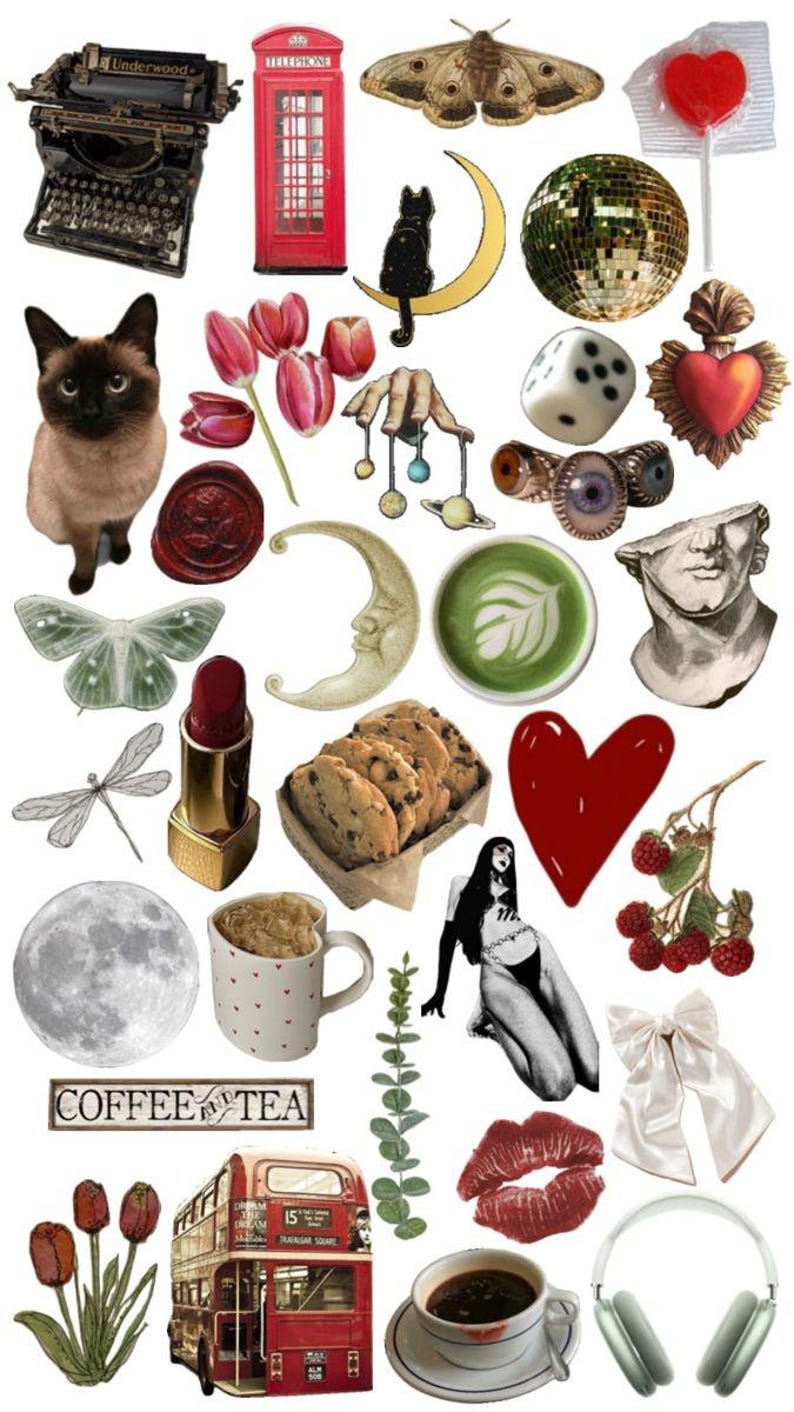 Bundle Book Sticker Pack | Cozy Sticker Set | Planner | Retro Y2K Girly ...