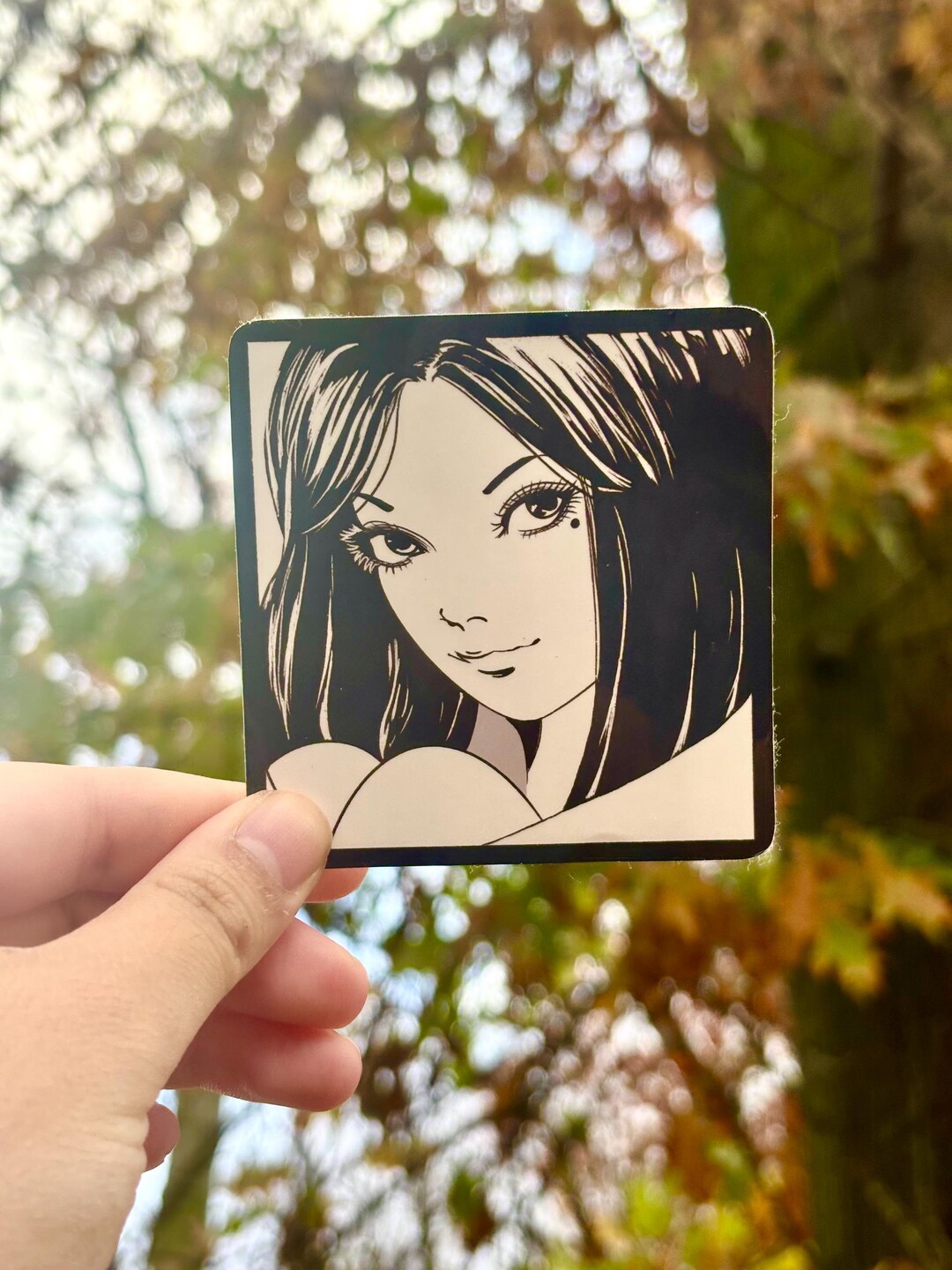 Tomie Sticker Junji Ito, Anime, Waterproof Vinyl Sticker - Etsy