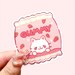 Gummy Cat Sticker | Kawaii, Cats, Strawberries, Fruits, Candy, Sparkles ...
