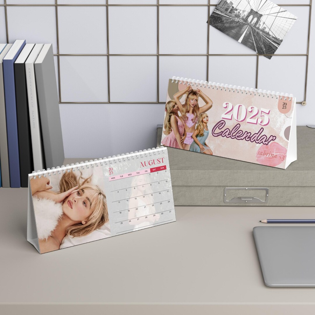 Buy Sabrina Carpenter 2025 Desktop Calendar, Desk Calendar, Music Fan ...