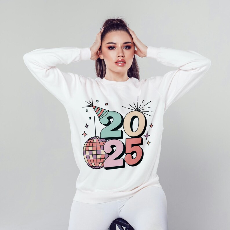 New Year 2025 PNG Stickers, Gift for Her, Gift for Him, Tshirt Designs ...