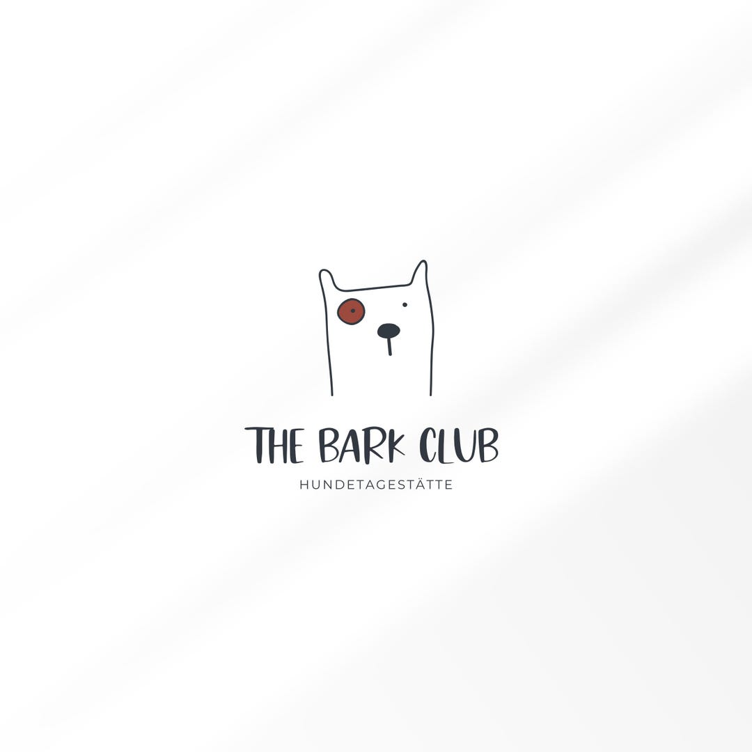 Cute Dog Daycare Logo | Puppy Boarding Logo | Minimalist Pet Business ...