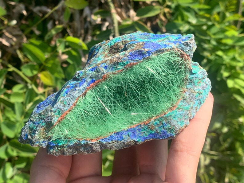 Green Copper Ore Specimen: Hand Carved Crystal Goethite Home Decor - Etsy