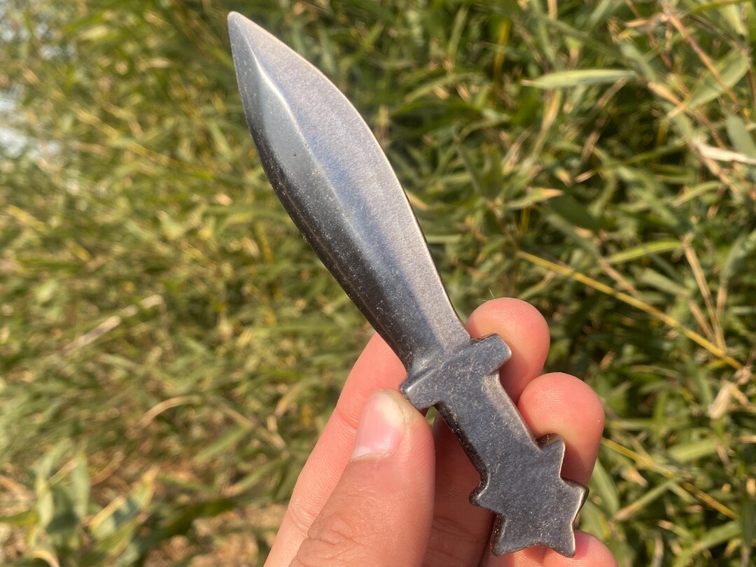 5.3" Natural Silver Obsidian Quartz,quartz Crystal,hand Carved,crystal ...