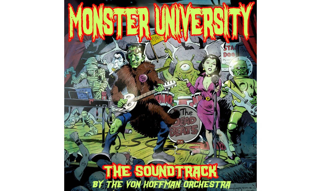 MONSTER UNIVERSITY: the SOUNDTRACK! 13 Spooky Songs by Von Hoffman! - Etsy