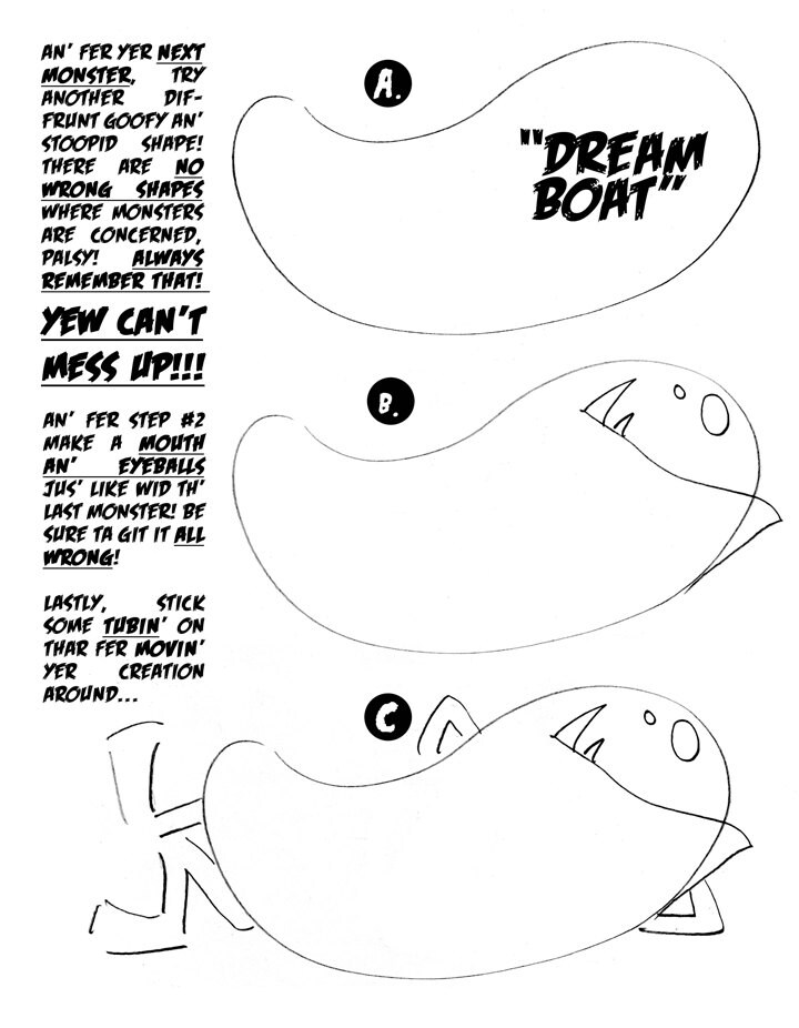 Mike Hoffman Instructional Book Download YOU Can DRAW MONSTERS - Etsy