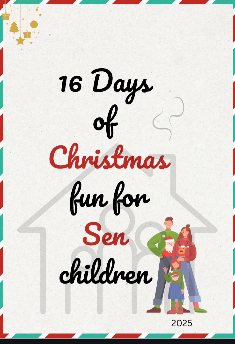 16 Days of Christmas Fun for SEN Families - Etsy Canada
