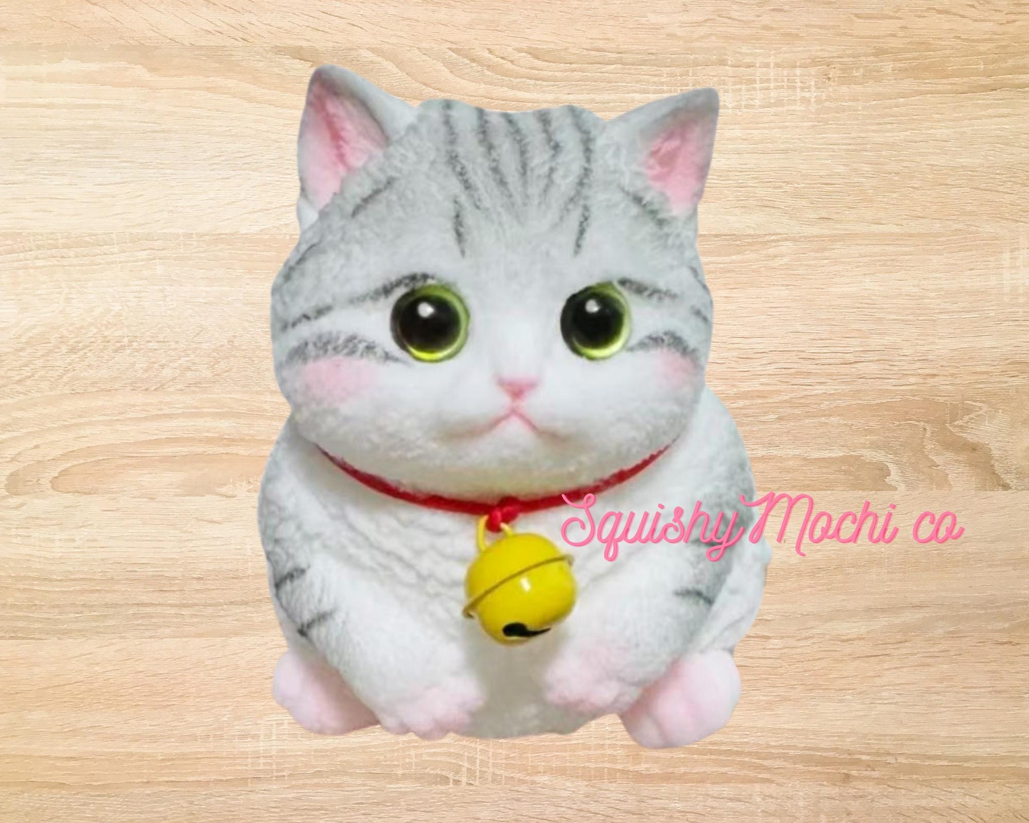 Custom 800g Handmade Big Cat Squishy With Bow Accessory & Basket – DIY ...