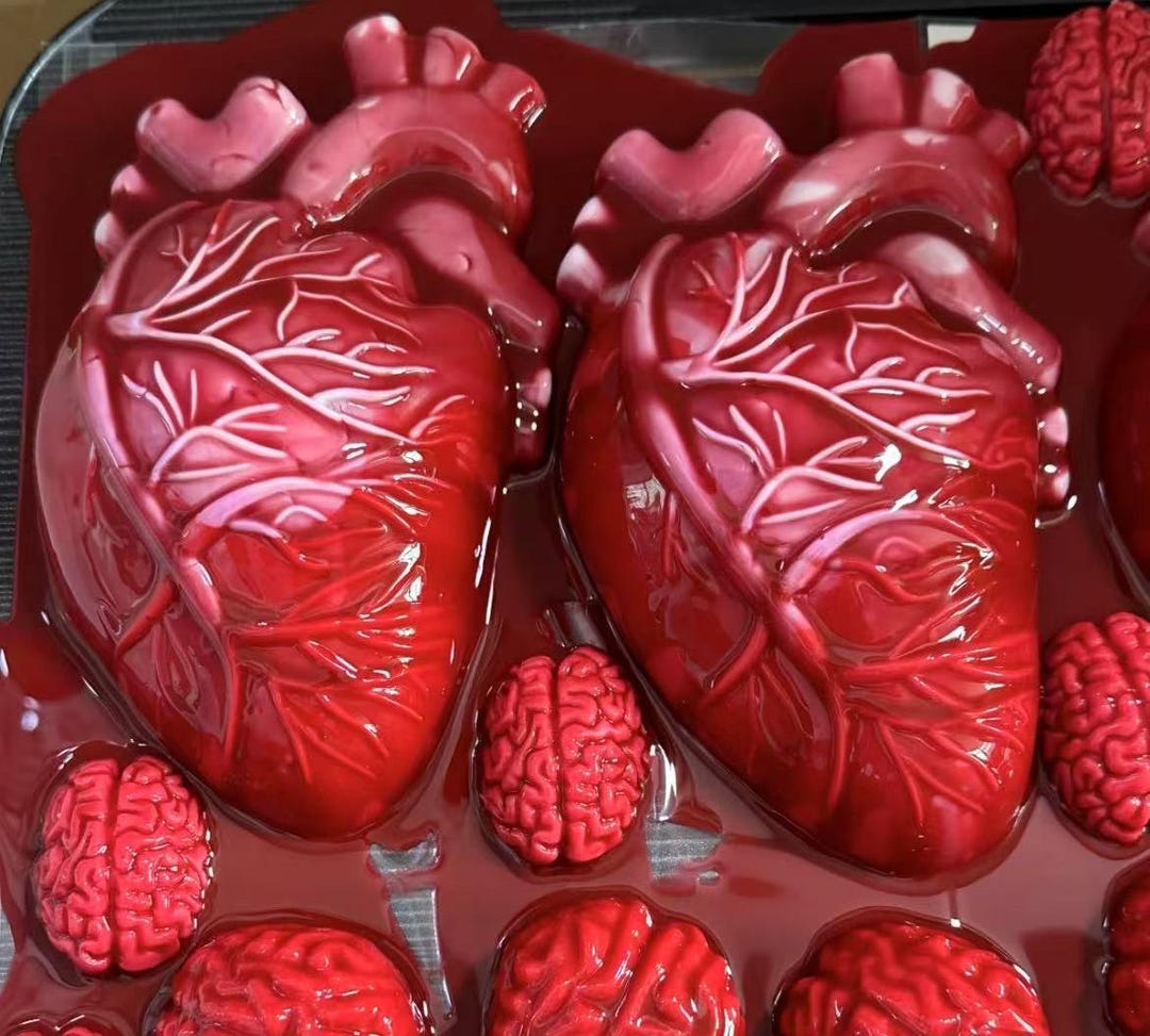 Giant Realistic Heart Squishy Life-like Stress Reliever Toy|weird ...
