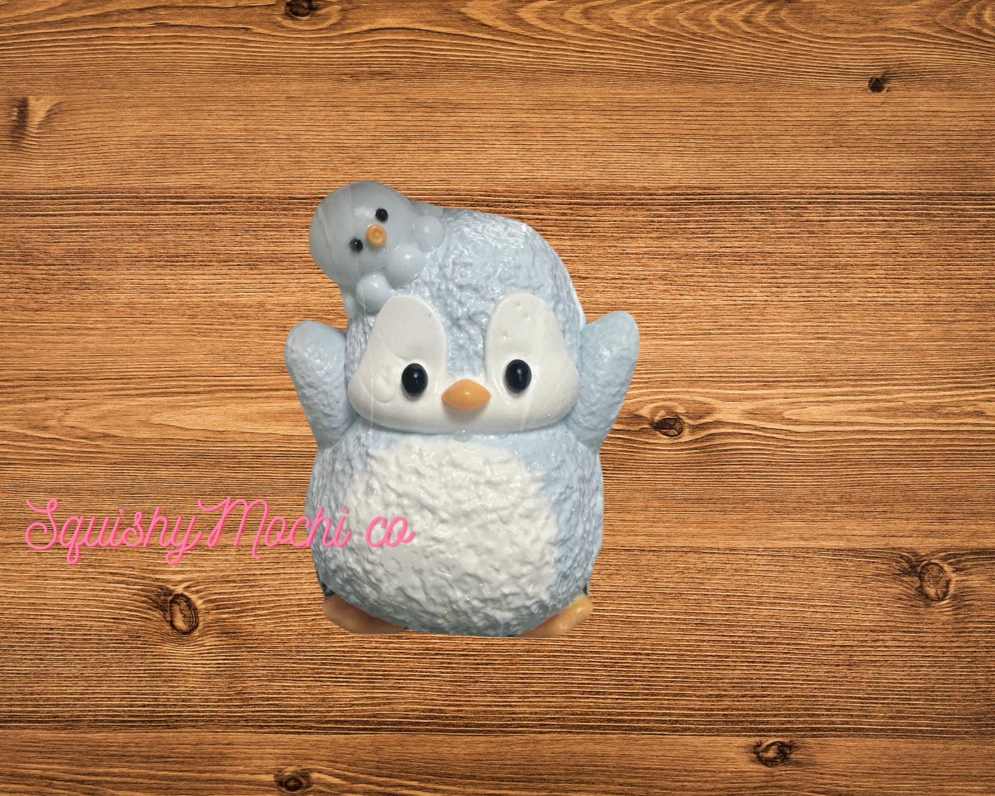 Adorable Penguin Squishy – Smooth or Flocked Finish Options, Perfect ...