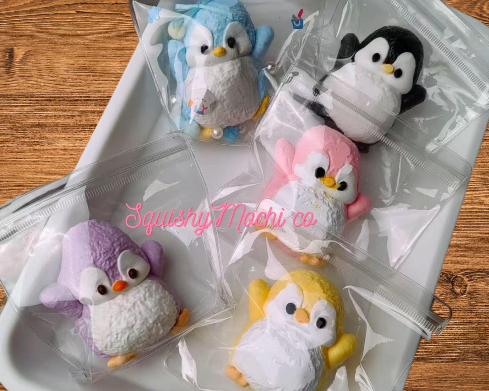 Adorable Penguin Squishy – Smooth or Flocked Finish Options, Perfect ...