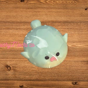 Puffy Pufferfish Squishy Toy – Creamy Texture, 110g, Multiple Colors ...