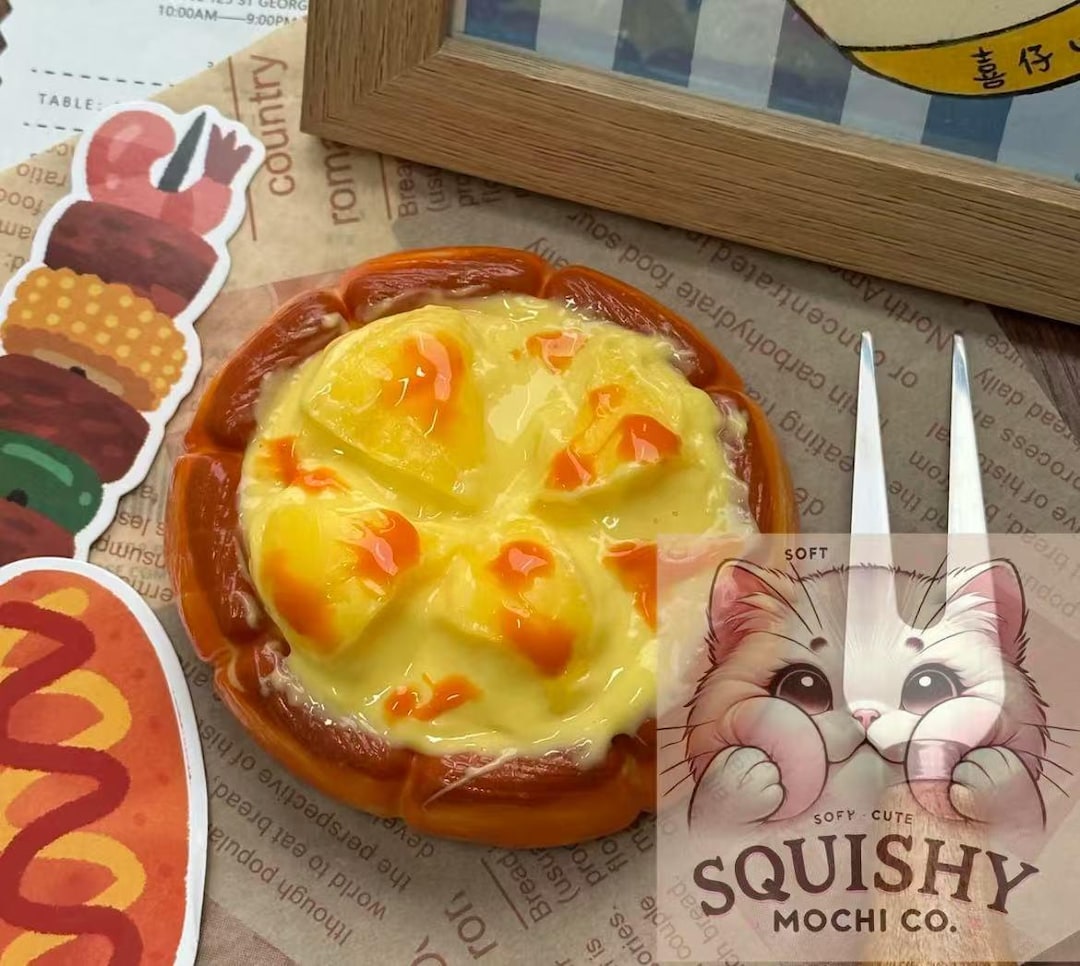 Pizza Series Squishy – Soft & Satisfying, Realistic Ramen Toy| Food ...