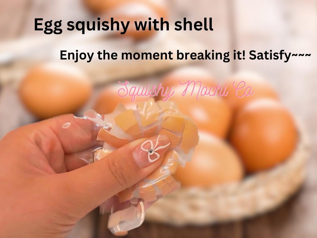 Eggshell Squishy -ultimate Stress Relief Toy | Exploding Egg Squishy ...