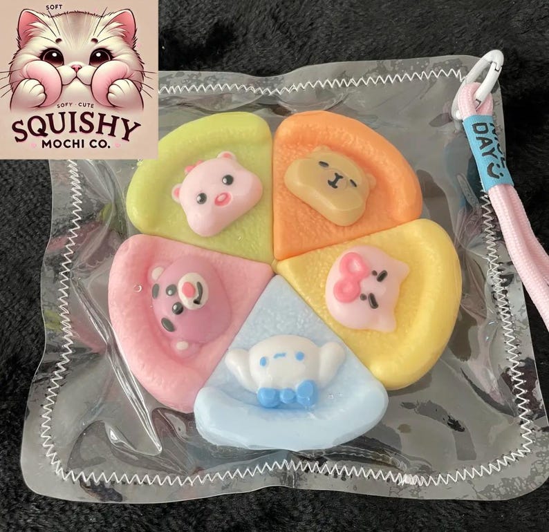 Cartoon Pizza Squishy Creamy Texture, Food-grade Silicone| Stress ...