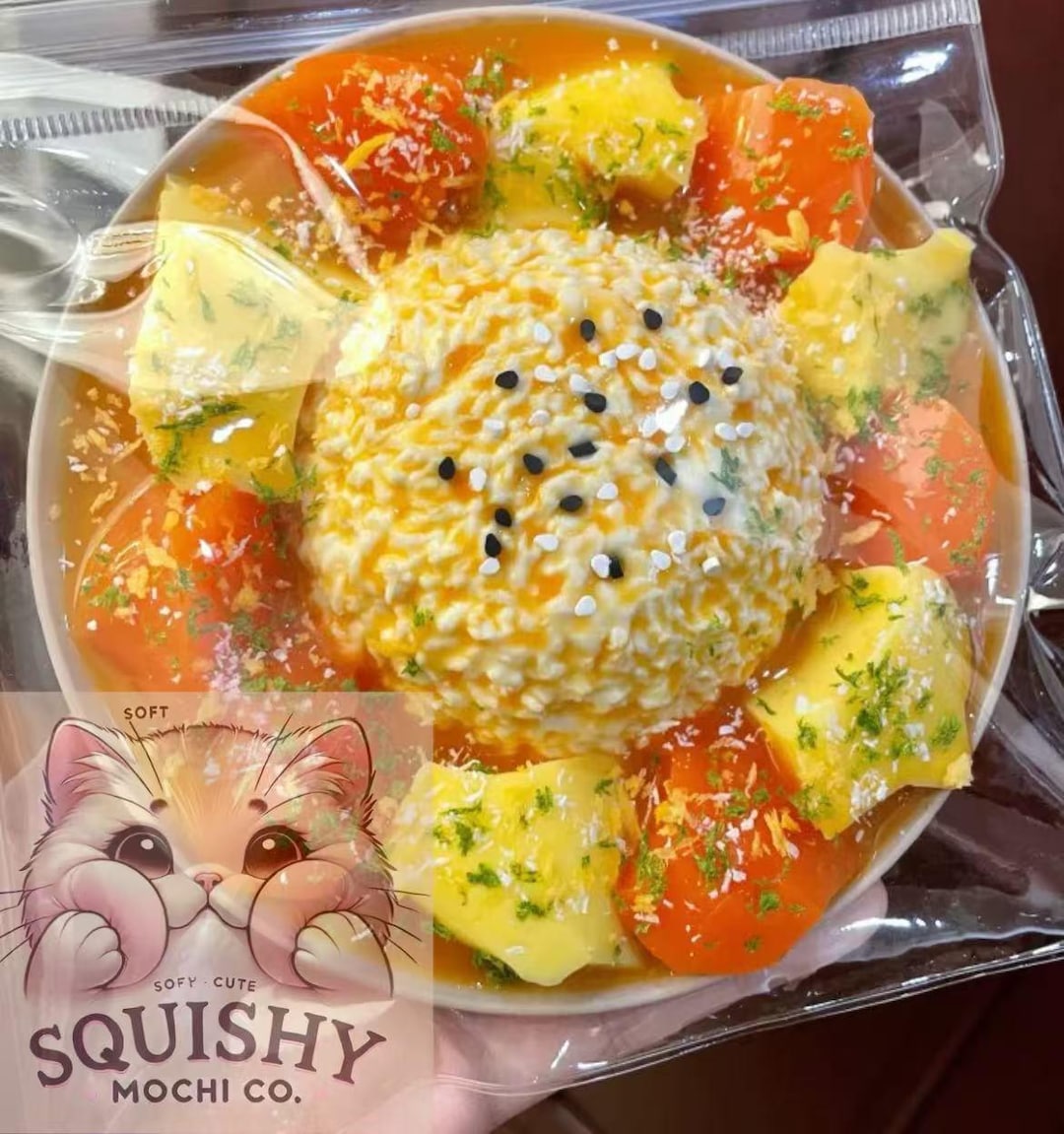 Curry Rice Squishy Toy Series - Realistic Food-inspired Stress Toys ...