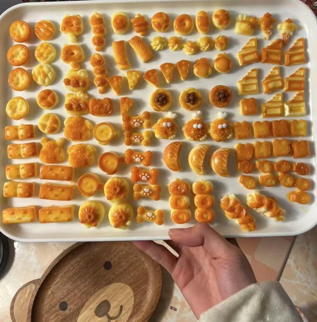 Handmade Miniature Bread Playset – Soft Clay Texture Realistic Food Toy ...