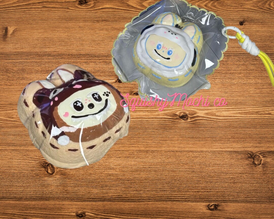 Hand-painted Big Bunny Squishy Brick Unique and Artistic Design ...