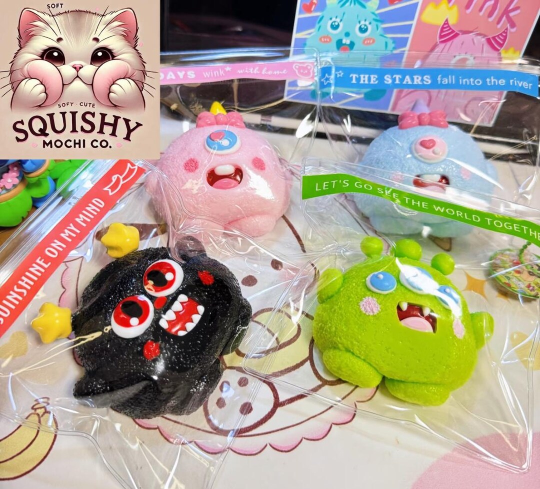 Cute Little Monster Bag Charm/keychain - 6colors Available /taba ...