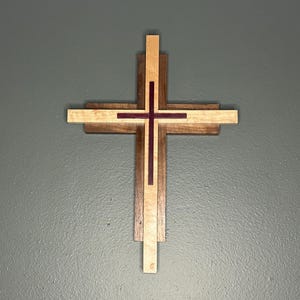 Elegant 3-layered Cross – Handcrafted With Timeless Charm - Etsy