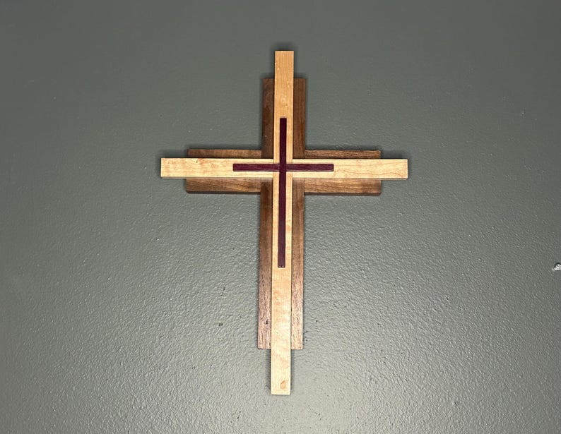 Elegant 3-layered Cross – Handcrafted With Timeless Charm - Etsy