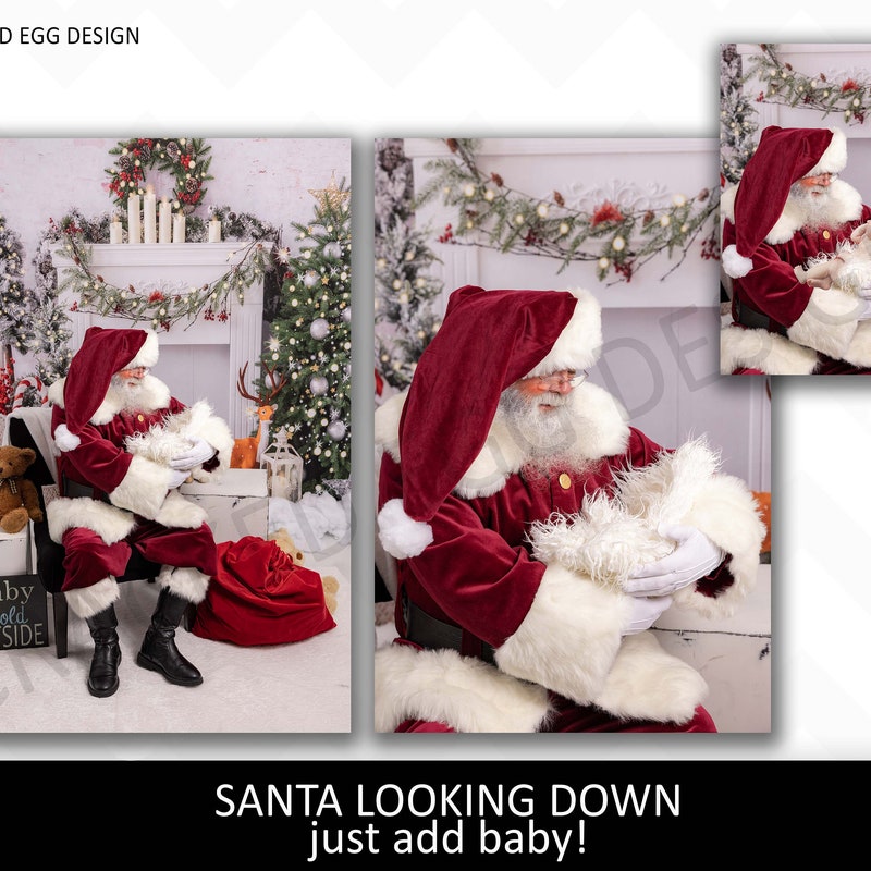 Santa Backdrop - Etsy