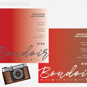 Boudoir Ad, Square, IG Marketing, Social Media, Mini Sessions, Dark ...