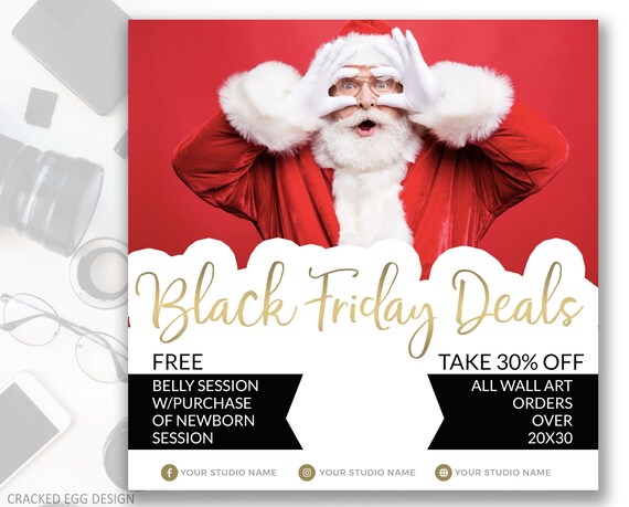 Black Friday Cyber Monday Small Business Saturday Santa - Etsy