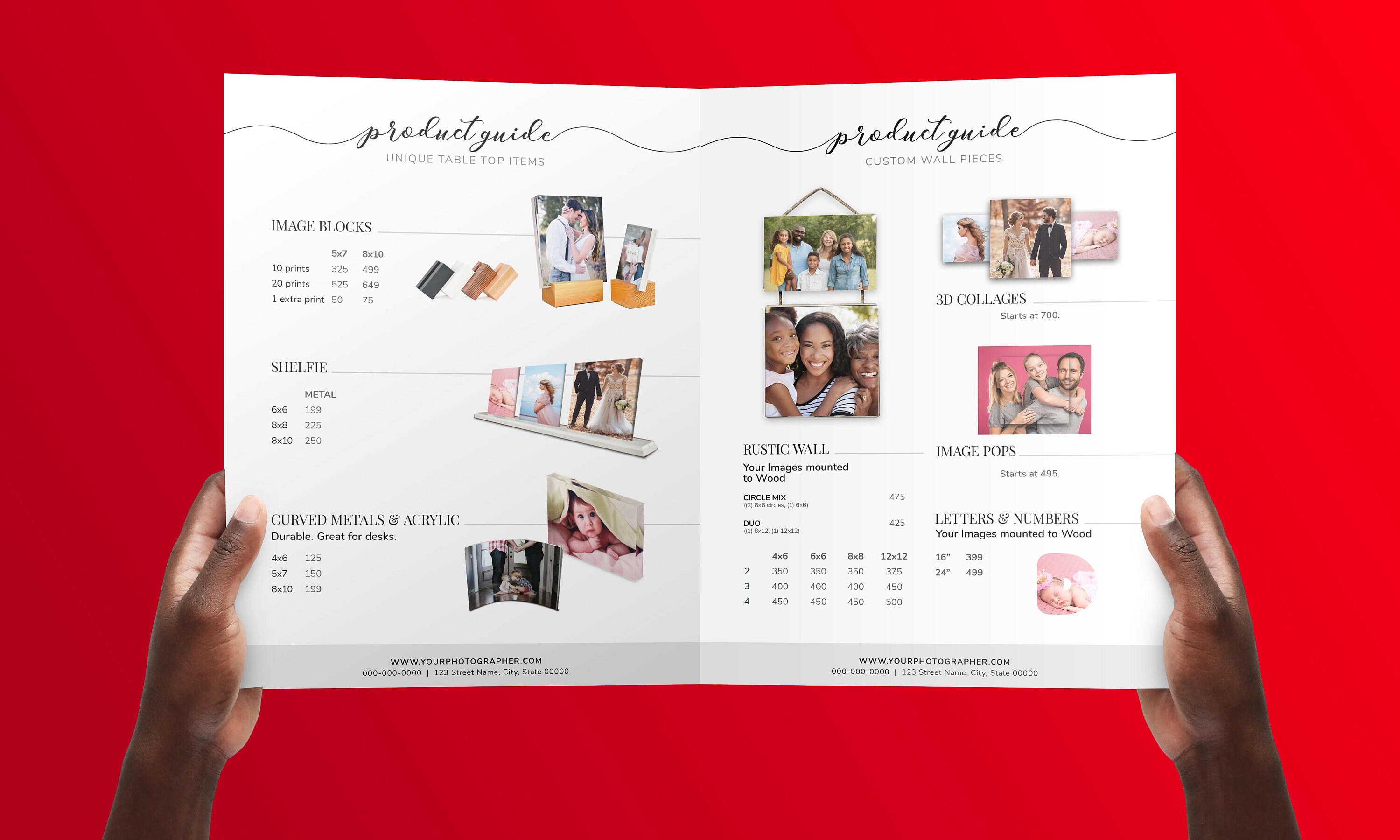 Photography product pricing guide template for photographers | Etsy