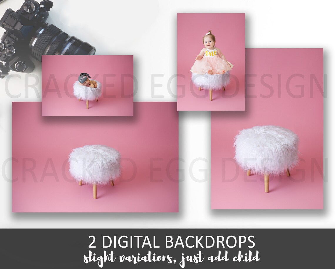 Pretty Pink Digital Background Perfect for Newborns and - Etsy