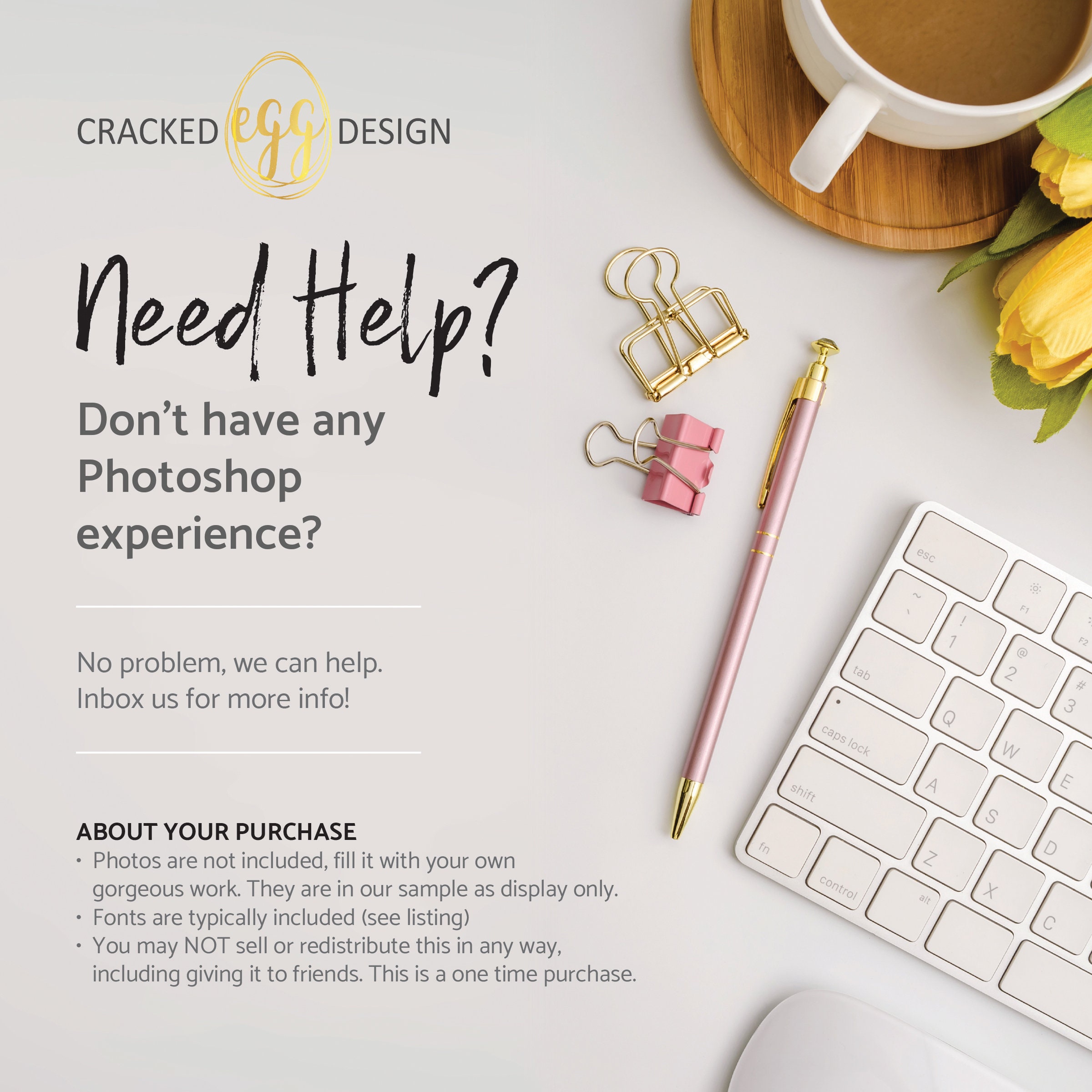 Square Template Gift Certificate for Photographers | Etsy