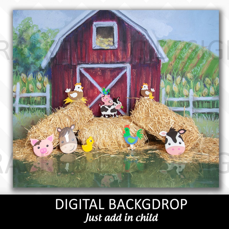 Farm Animal Backdrop - Etsy